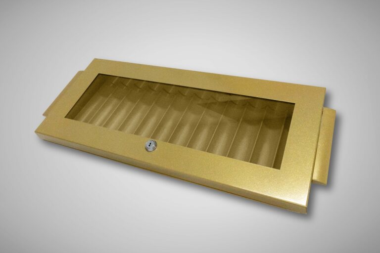 Metallic Chip Tray 600 with lockable cover – Apex Live Gaming