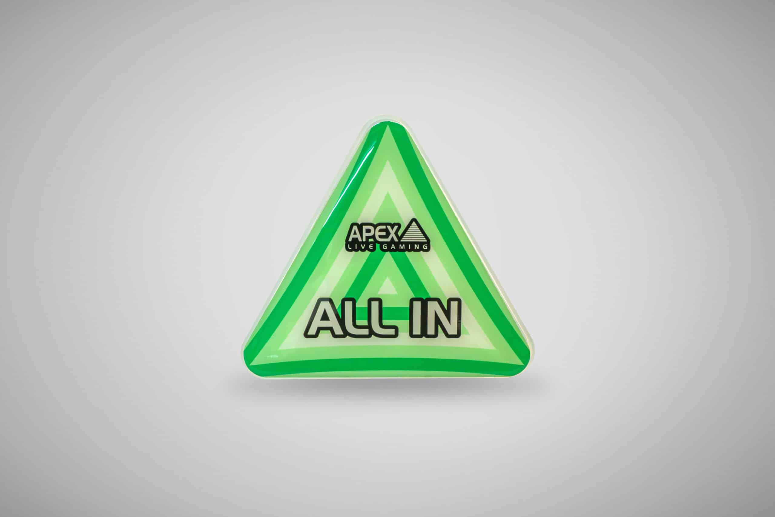 Poker button – All in – Apex Live Gaming